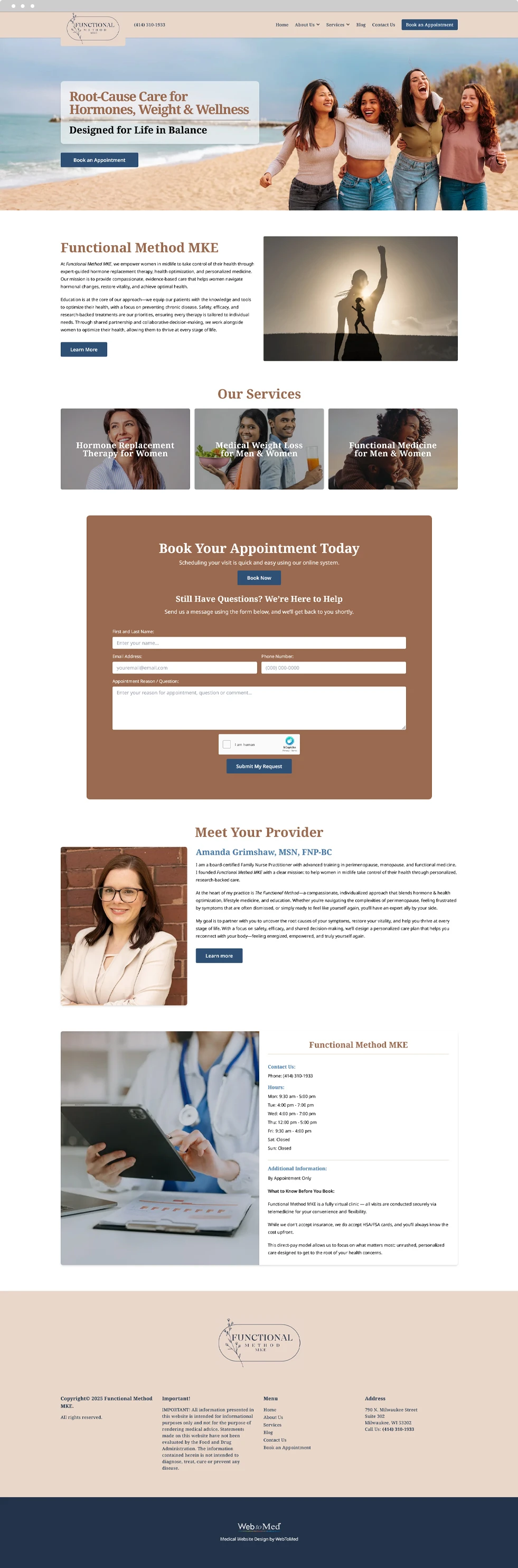 Website Design for Functional Method MKE